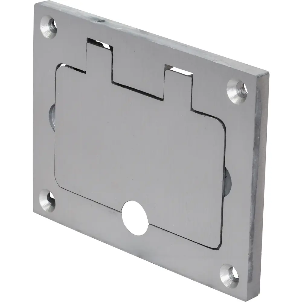 Omnibox® Rectangular GFI Cover Plate, Aluminum