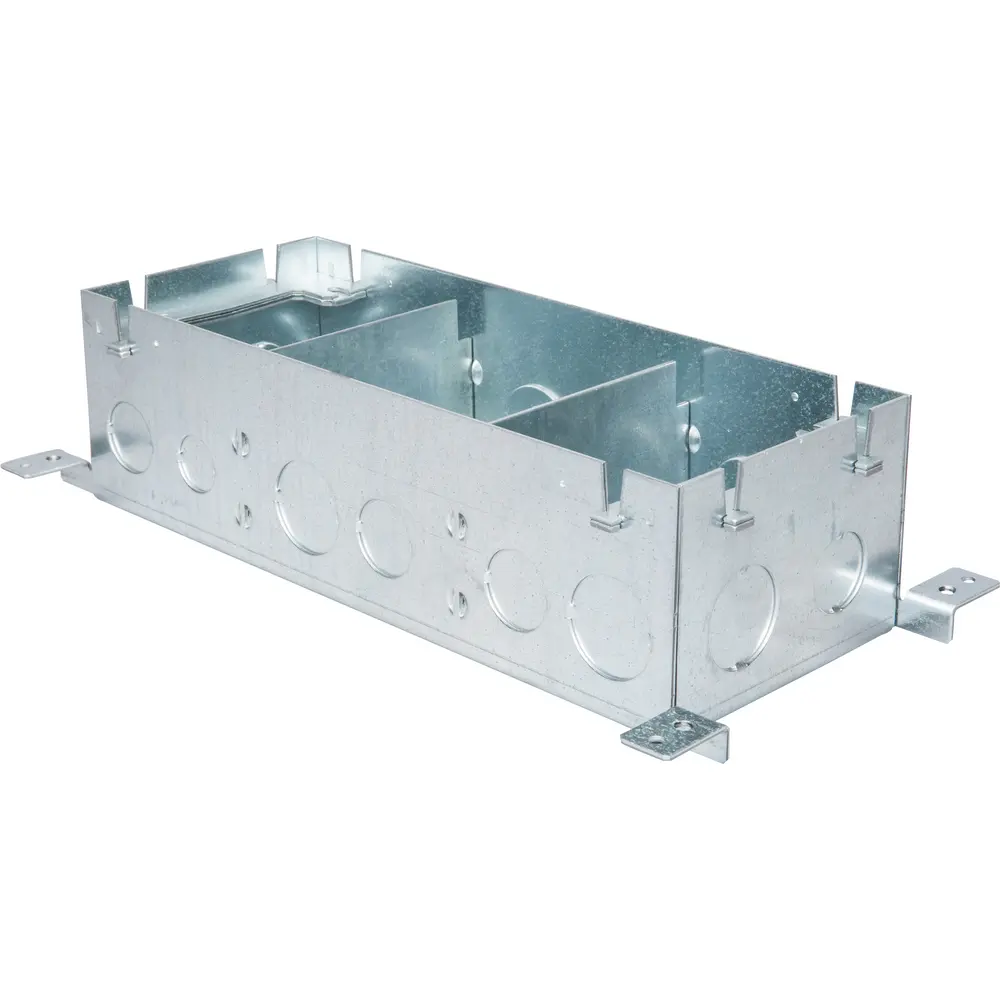 Omnibox® Series 3-Gang Steel Floor Box