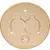 Ratchet-Pro 881 Series Dual Service Brass Duplex Cover Plate w/ Flip Lids