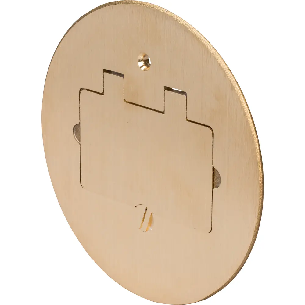 Ratchet-Pro™ Series Brass GFI Receptacle Cover Plate
