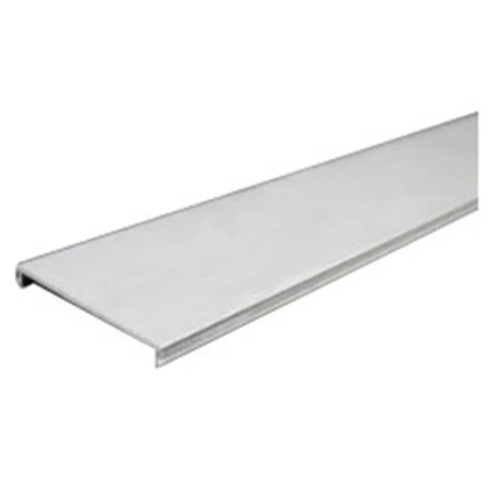 Raceway Cover, Aluminum, Silver, AL3300 Series