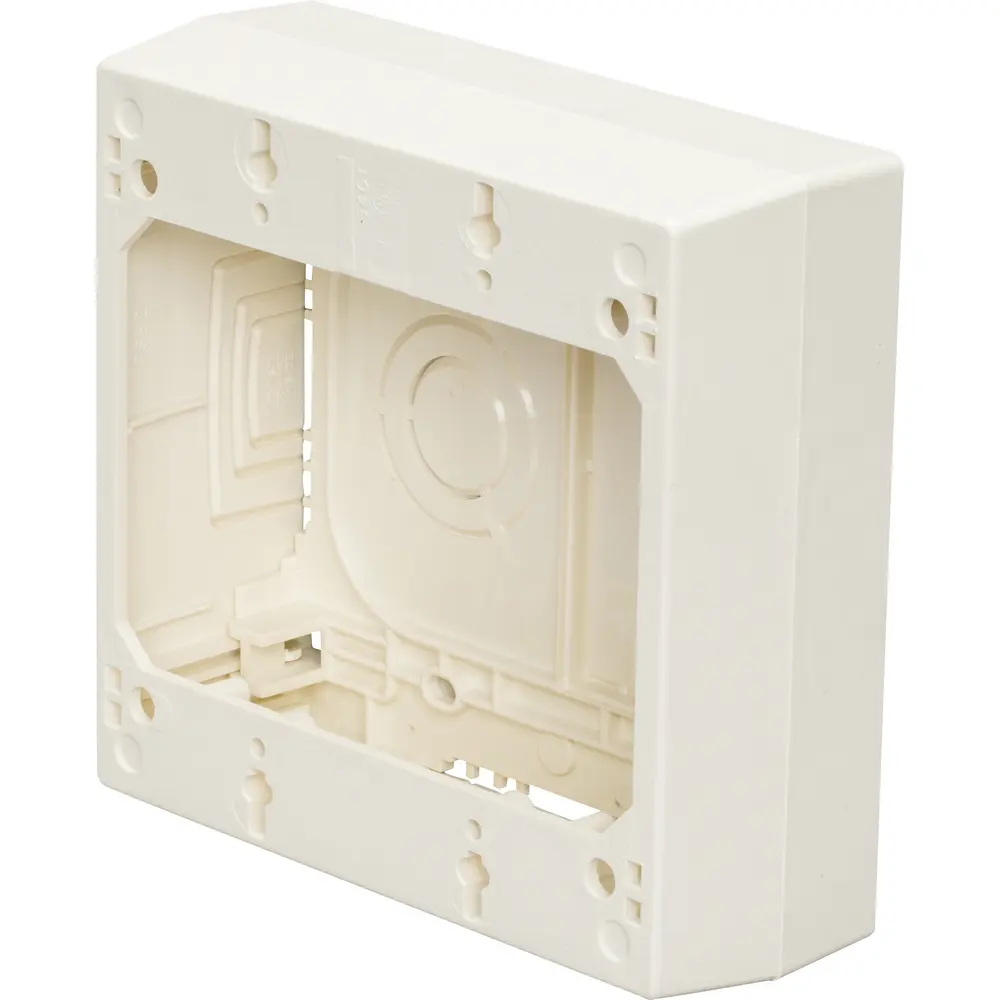 Device Box Fitting, 2-Gang, PVC, Ivory, PN03/PN05/PN10