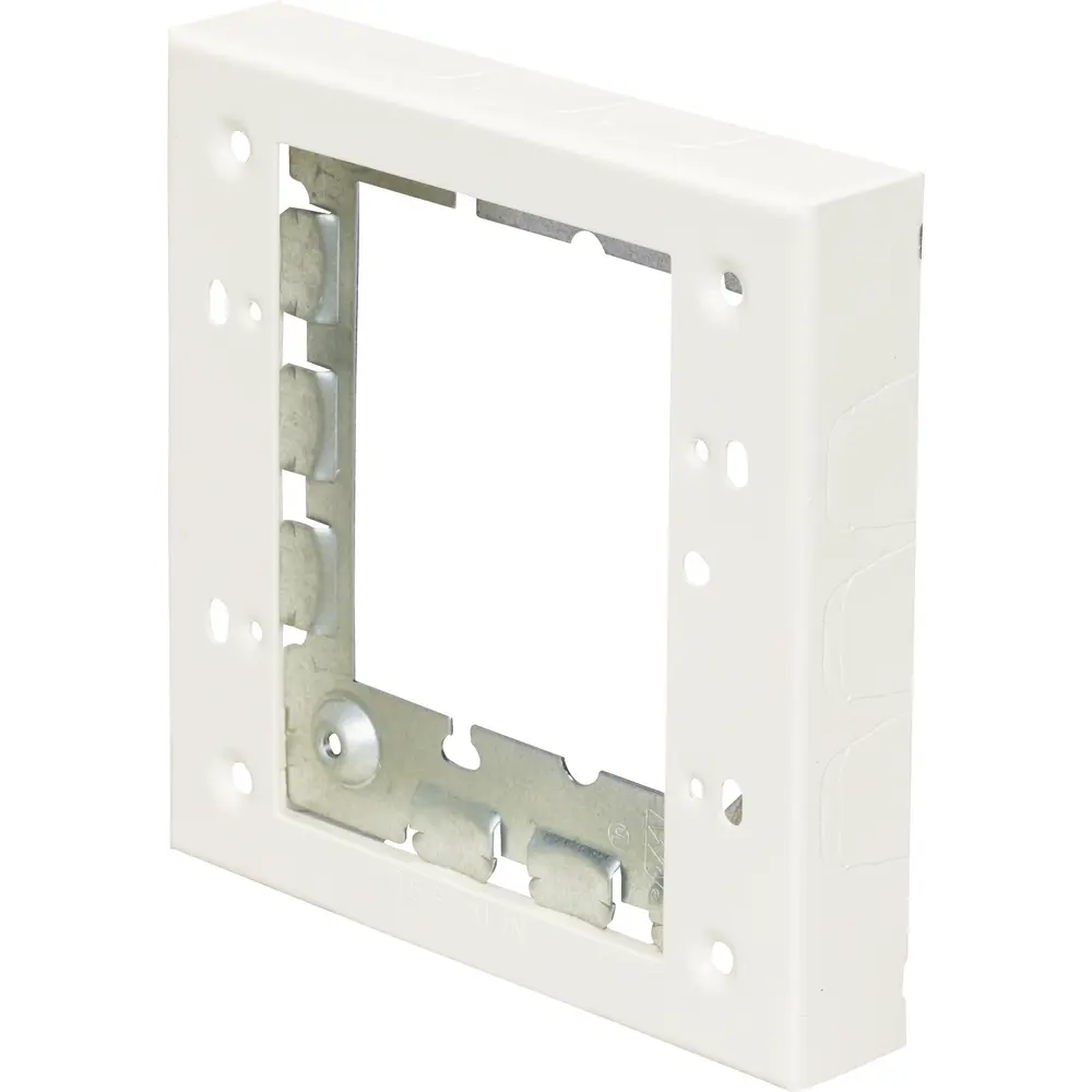 Extension Adapter Fitting, 2-Gang Flush Type, Steel, Ivory, 500/700 Series
